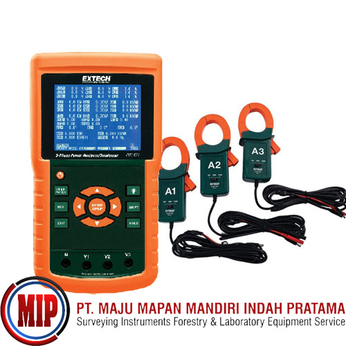 EXTECH PQ3450-12 1200A 3 Phase Power Analyzer Datalogger